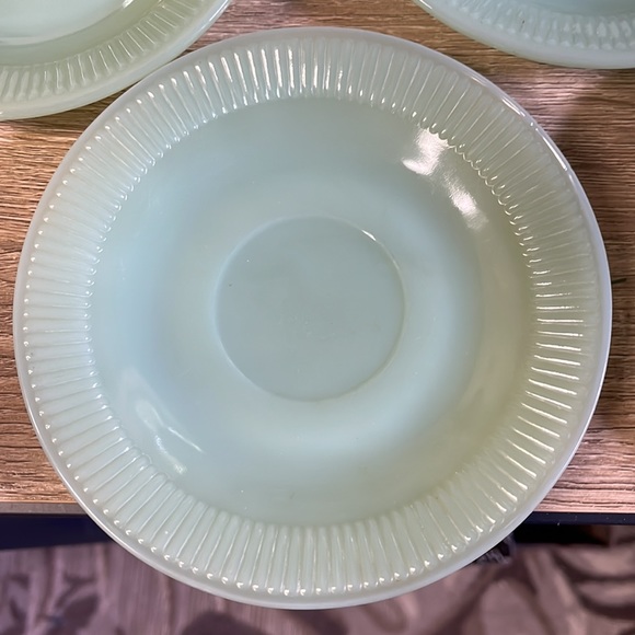 Kitchen | Vintage Jade Saucer Plates | Poshmark